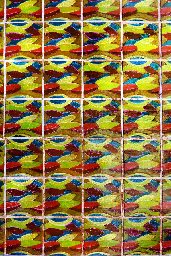 Tiles with flowers stock photo. Image of floral, oriental - 132810948