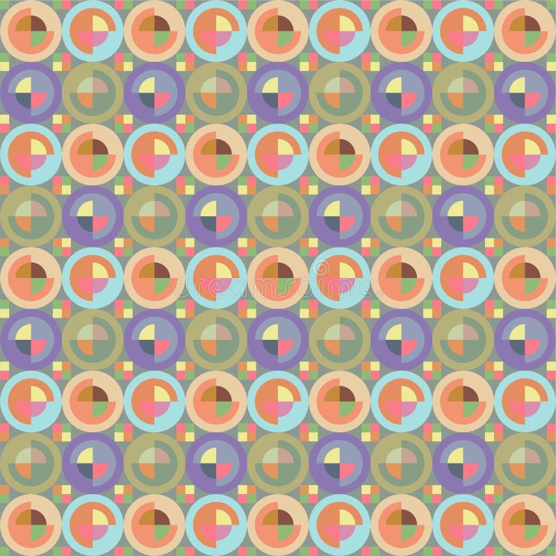 Beautiful of Colorful Pattern with Circle, Reapeat, Abstract ...