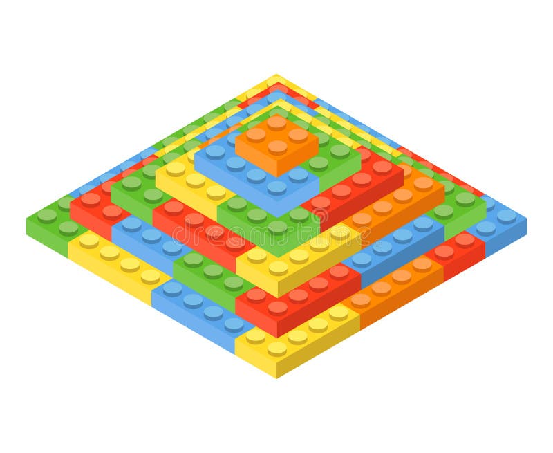 A Beautiful and Colorful Pyramid Structure that is Skillfully Built ...