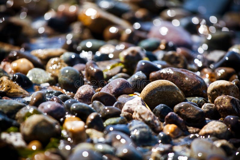 Beautiful Colorful Rocks on Beach Stock Photo - Image of rock, vivid ...