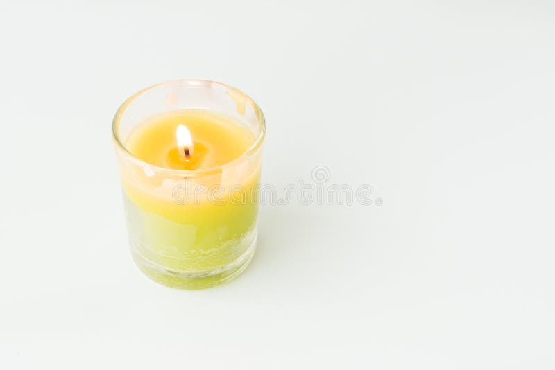Beautiful Colorful Scented Candles Stock Image - Image of celebration ...