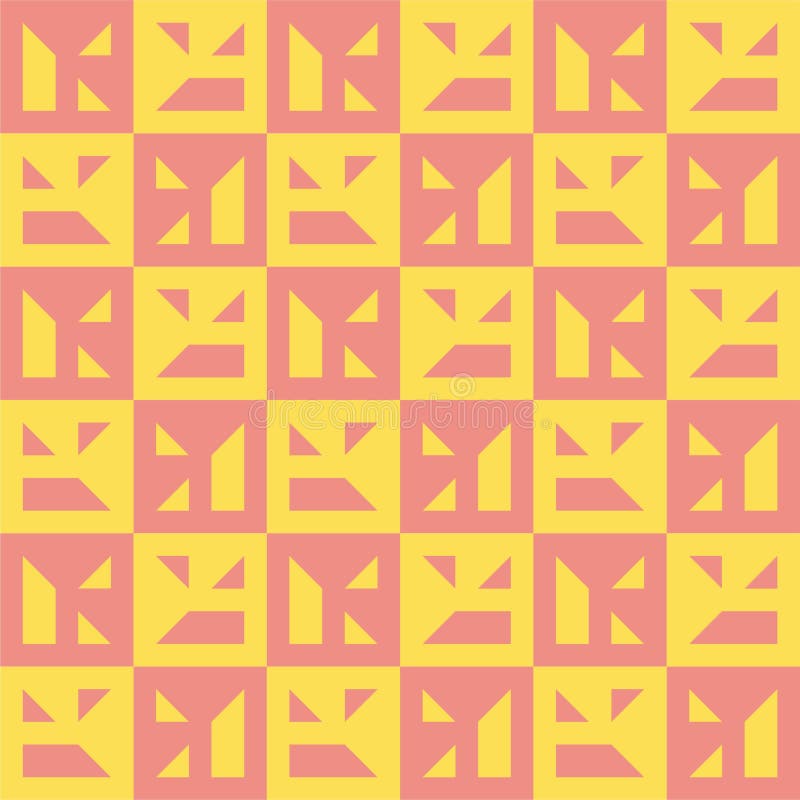 Beautiful of Colorful Shape, Repeated, Abstract, Geometric Illustrator ...