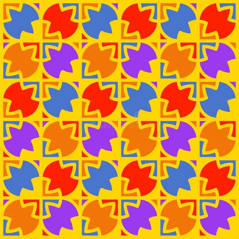 Beautiful of Colorful Shape, Repeated, Abstract, Illustrator Pattern ...