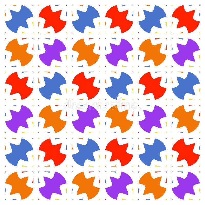 Beautiful of Colorful Shape, Repeated, Abstract, Illustrator Pattern ...