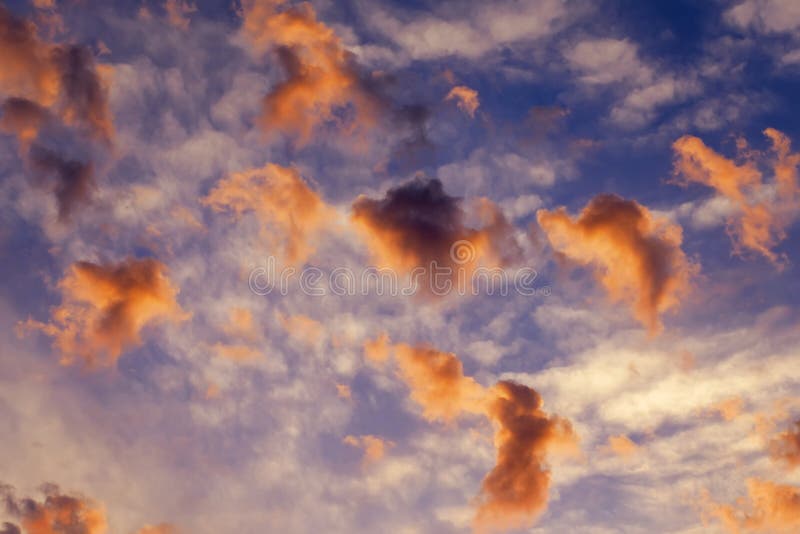 Beautiful colorful sky. stock photo. Image of meteorology - 70280524