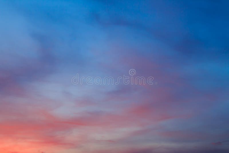 Beautiful Colorful Sky and Cloud in Twilight Time Background Stock ...