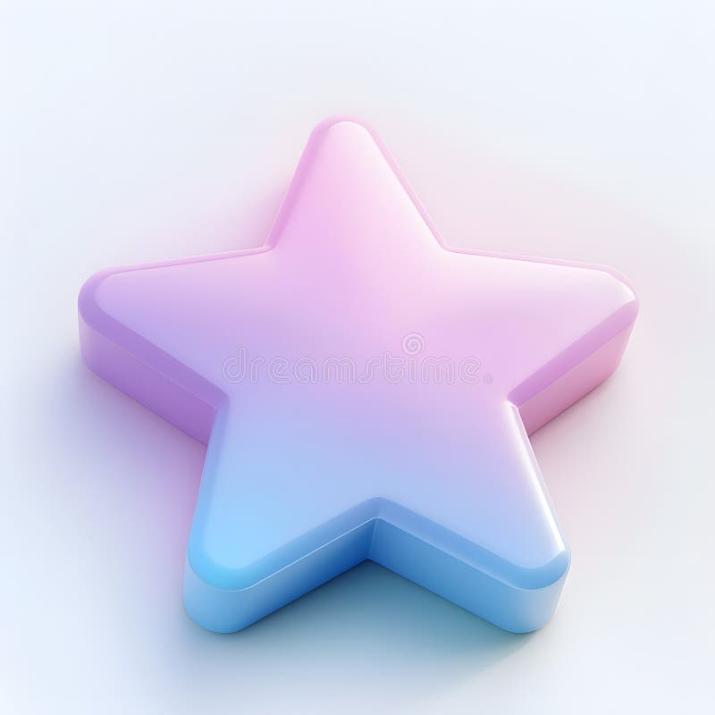 Colorful Gradient Star Shape, Modern Design, Soft Gradient Background ...