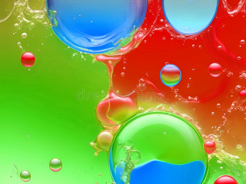 Beautiful Colorful Texture Concept with Bubbles Stock Illustration ...