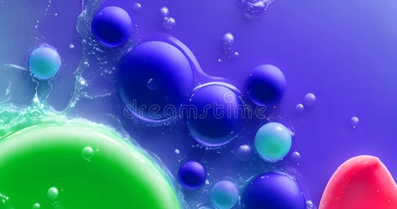 Beautiful Colorful Texture Concept with Bubbles Stock Illustration ...