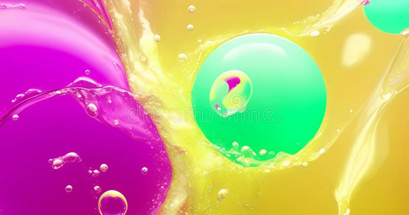 Beautiful Colorful Texture Concept with Bubbles Stock Illustration ...