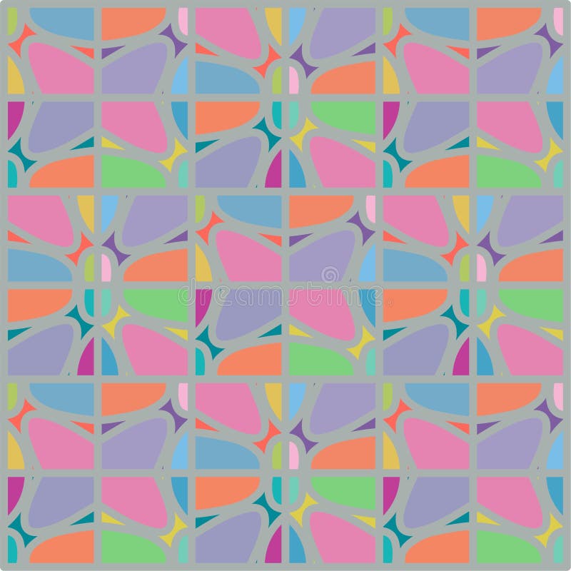 Beautiful of Colorful Triangles, Reapeated, Abstract, Illustrator ...