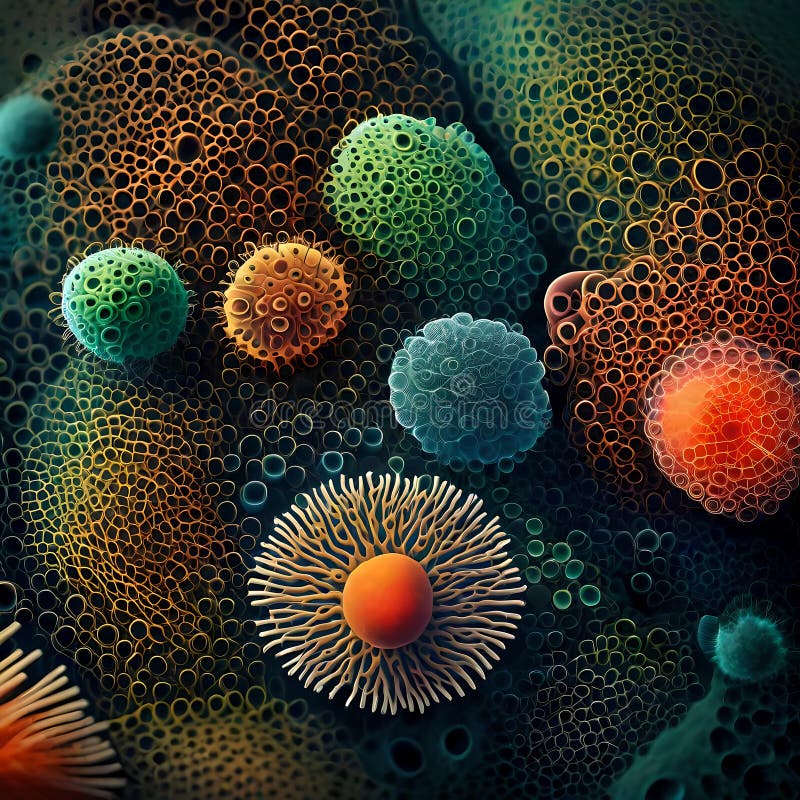 Unusual Abstract Light Effect. Fantastic Fractal Composition of Shining ...