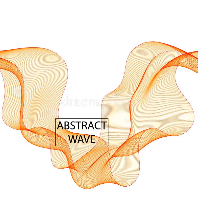 Beautiful Colorful Wave. Abstract Curves. Design Element. Background ...