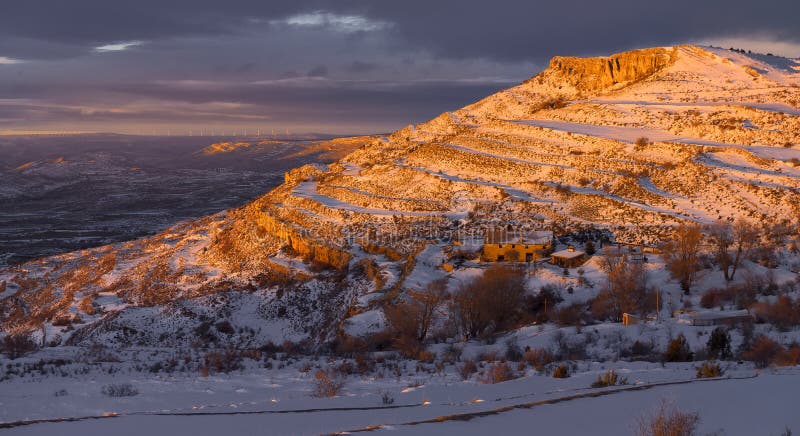Beautiful Colorfull Sunset in a Mountain Stock Image - Image of ...
