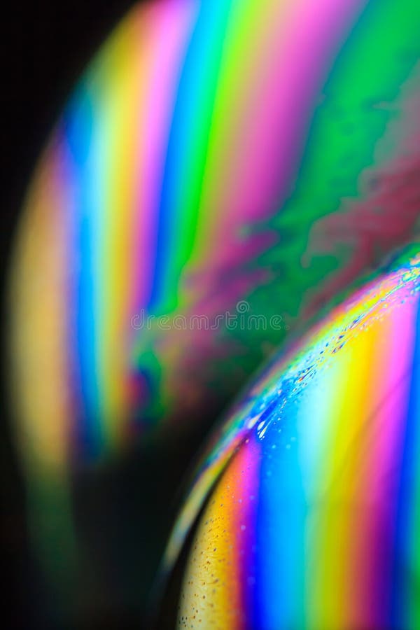 Beautiful Colors of Bubbles, Extremely Detailed Stock Photo - Image of ...