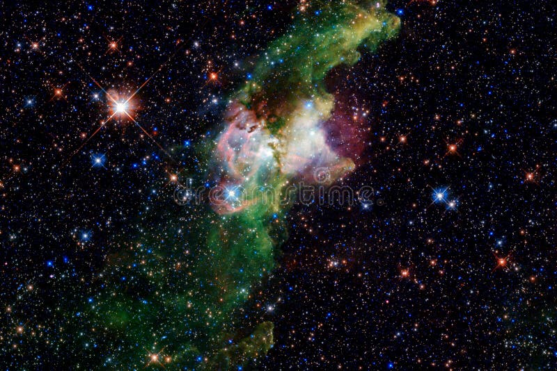 Beautiful Colors of Outer Space. Elements of this Image Furnished by ...