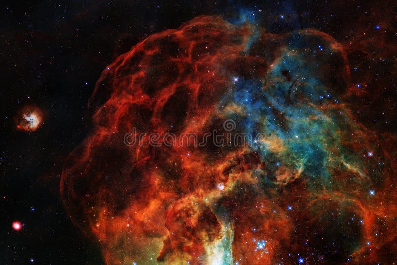 Beautiful Colors of Outer Space. Elements of this Image Furnished by ...