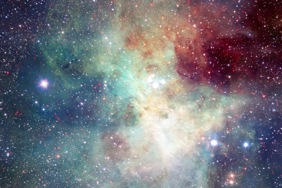 Beautiful Colors of Outer Space. Elements of this Image Furnished by ...