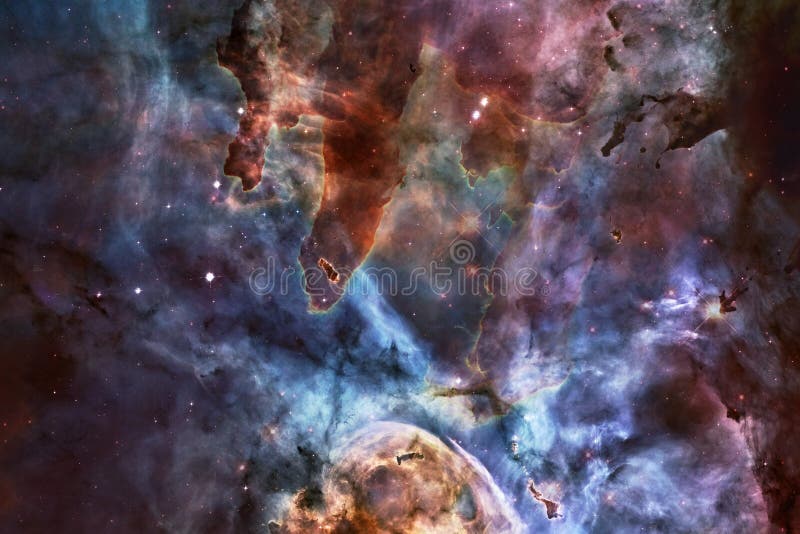 Beautiful Colors of Outer Space. Elements of this Image Furnished by ...