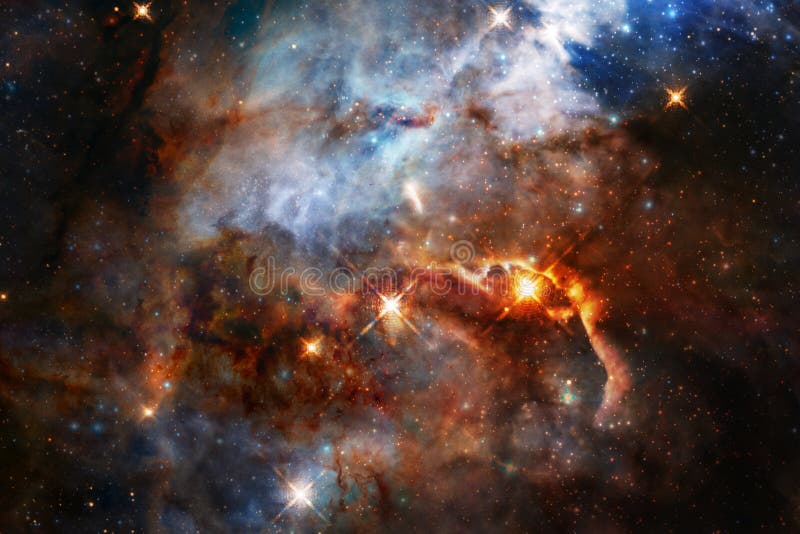 Beautiful Colors of Outer Space. Elements of this Image Furnished by ...