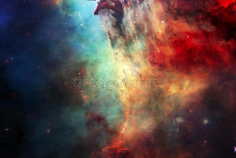 Beautiful Colors of Outer Space. Elements of this Image Furnished by ...