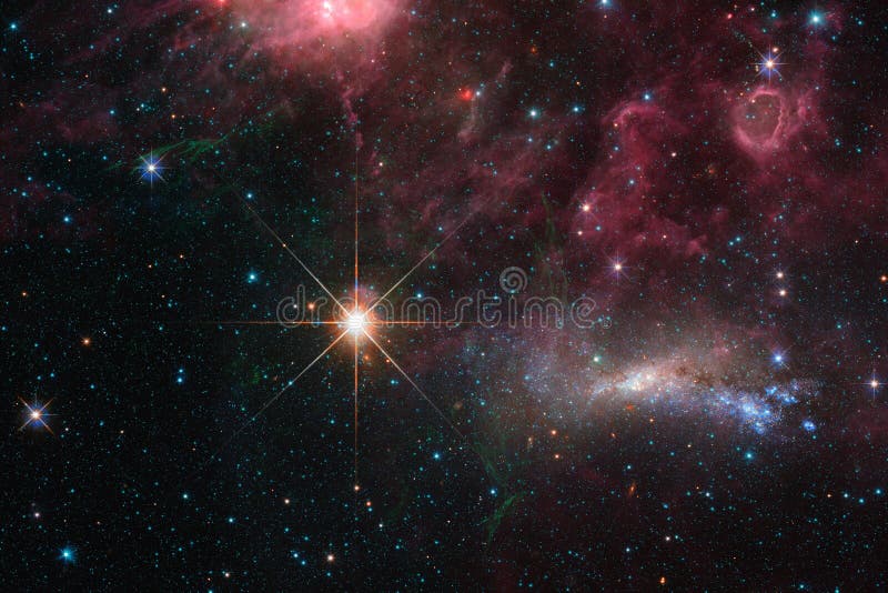 Beautiful Colors of Outer Space. Elements of this Image Furnished by ...