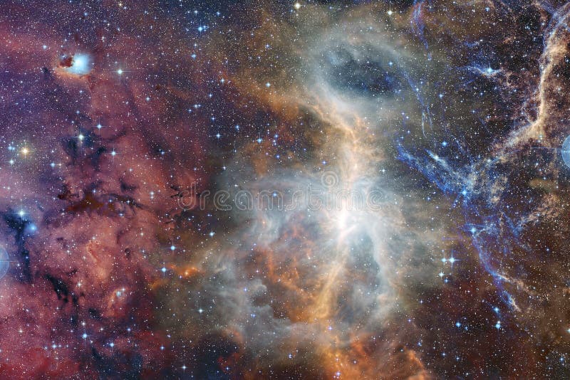 Beautiful Colors of Outer Space. Elements of this Image Furnished by ...