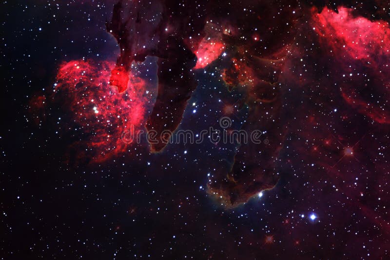 Beautiful Colors of Outer Space. Elements of this Image Furnished by ...