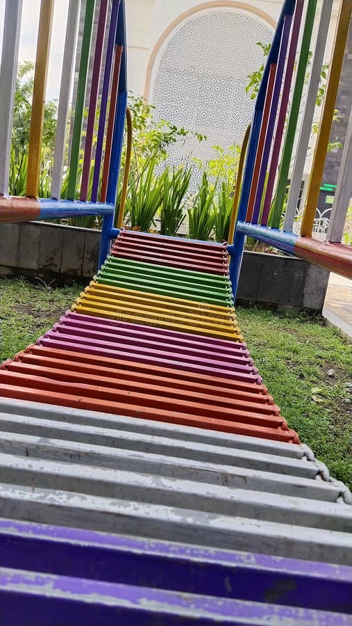 Beautiful Colors on the Playground Stock Image - Image of colors ...