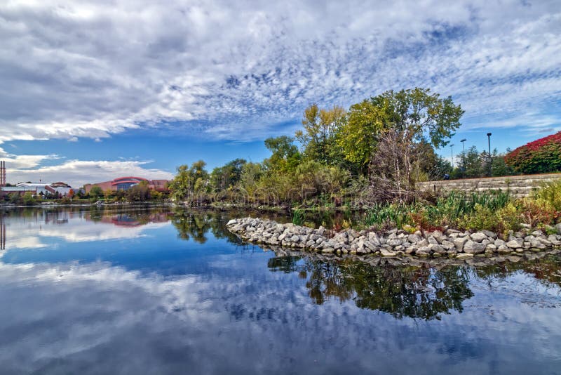 Beautiful Colors and Rocks in the Pond - Fall in Central Ontario ...
