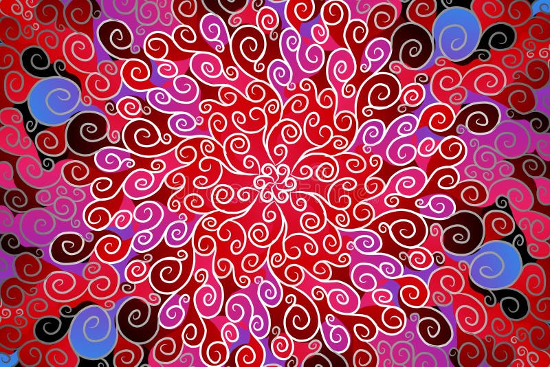 Beautiful Colourful Caleidoscope Gradient of Traditional Batik Ethnic ...