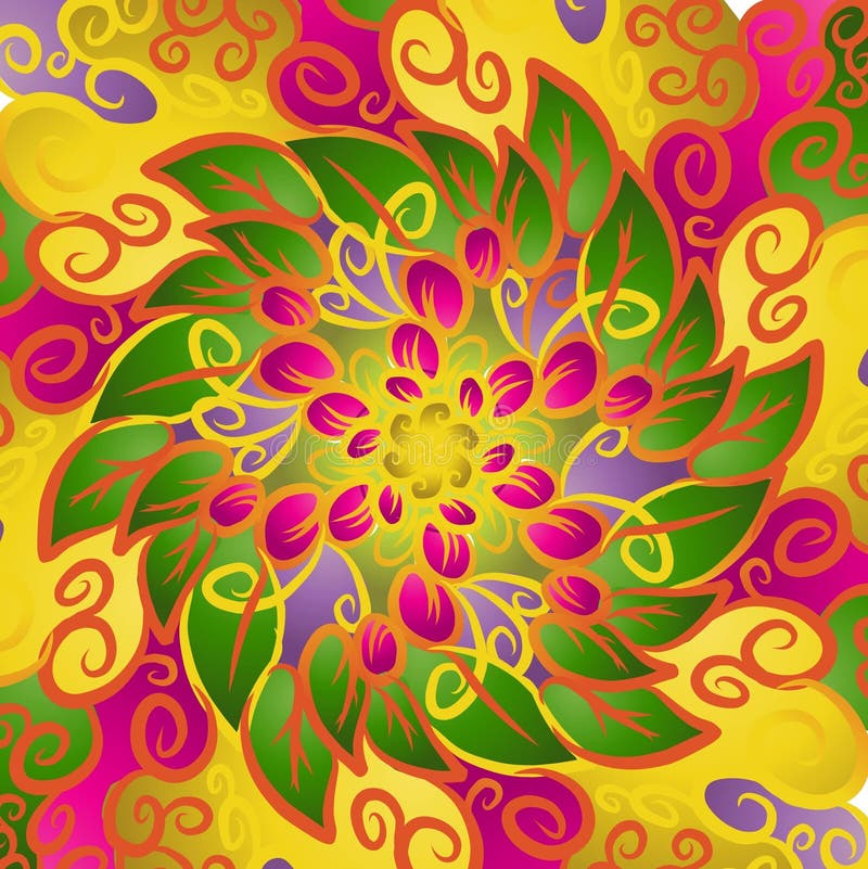 Beautiful Colourful Gradient Tribal Ethnic Batik Design Vector for ...