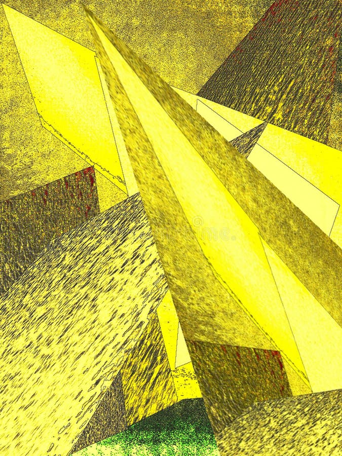 A Beautiful Colours Composition Geometric Shape Abstract Design Stock ...