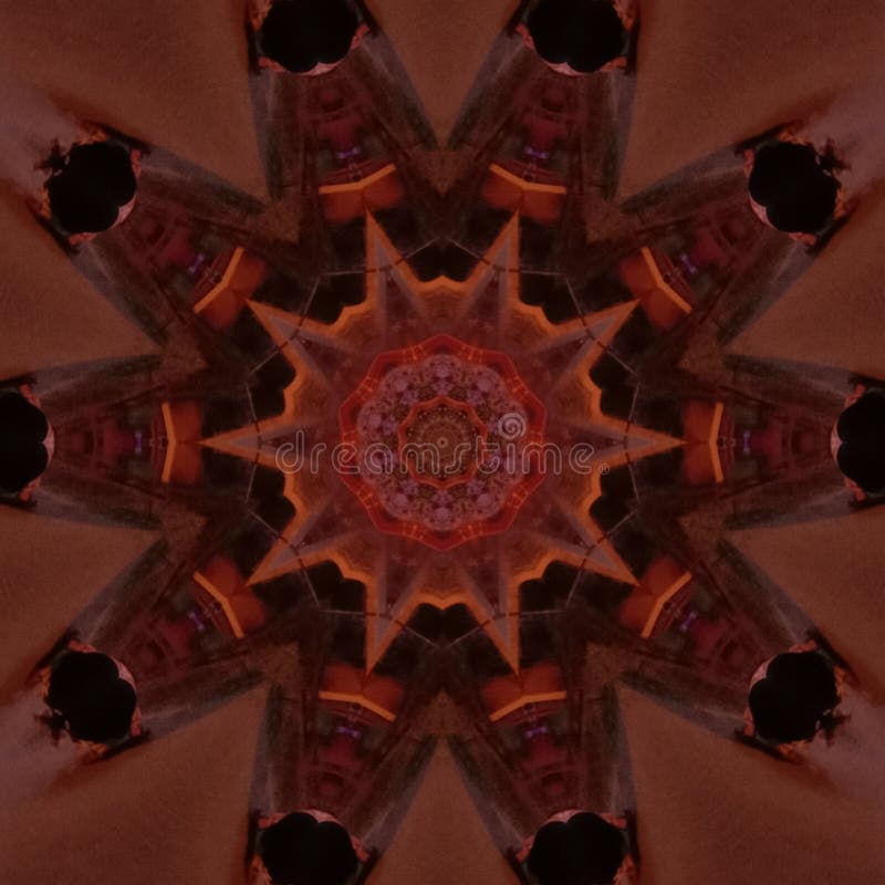 A Beautiful Colours Kaleidoscope Textured. Stock Illustration ...