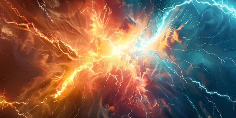 Beautiful Comic Background with Zoom Line and Lightning - Ai Generated ...