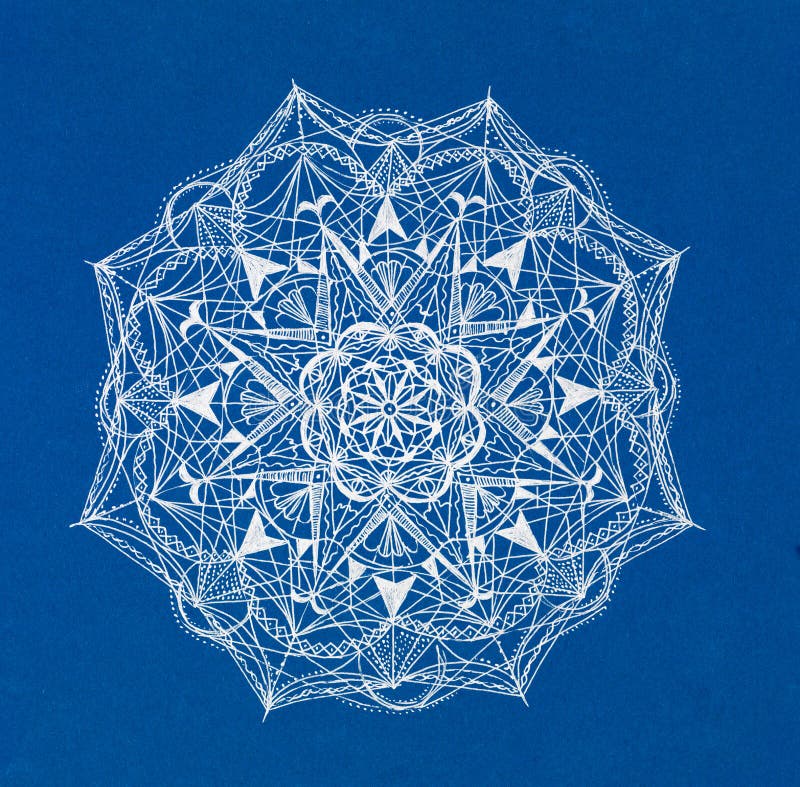 Beautiful Complex Mandala Design Stock Illustration - Illustration of ...