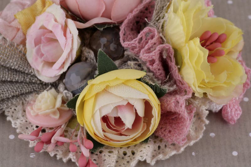 Beautiful Composition of Flowers Stock Image - Image of stone, life ...