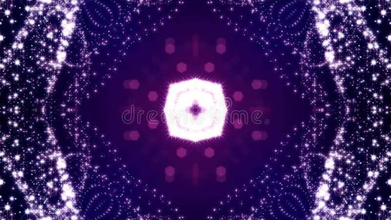 Beautiful Composition with Blue Luminous Particles Form Wavy Glow ...