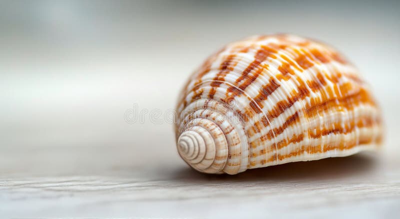 Beautiful Conch Shell Resting on a Clean Surface with Intricate ...