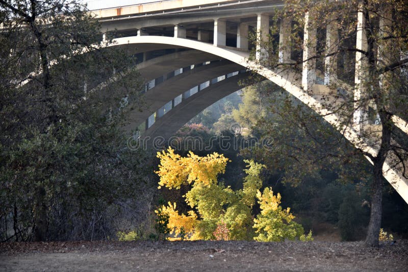 Concrete Arch Bridge stock image. Image of piers, river - 26739025