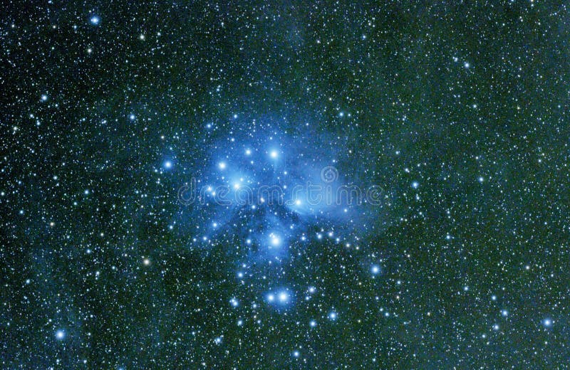 Beautiful Constellation with Blue Glowing. Stock Photo - Image of dark ...