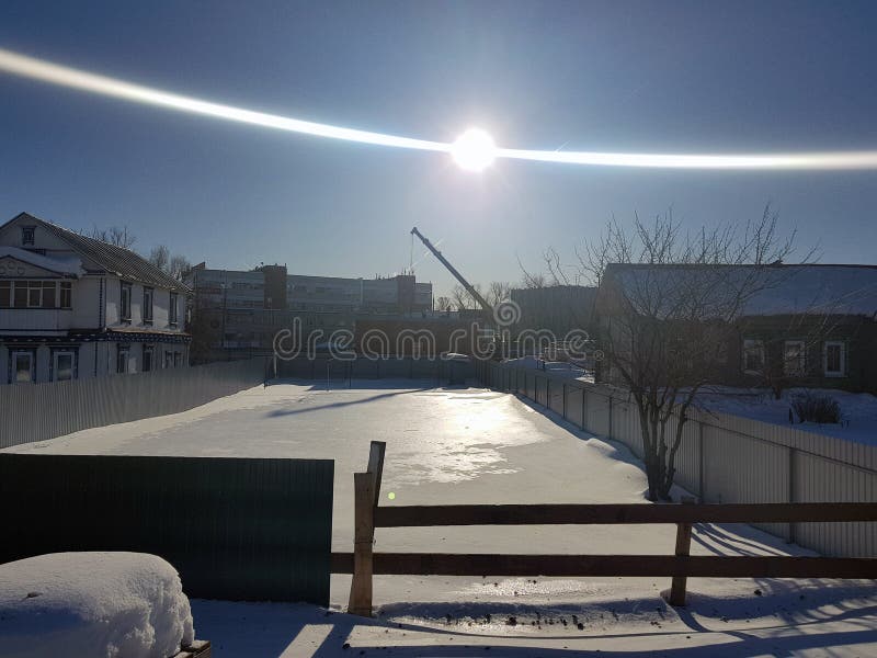 Beautiful Construction Crane at the Construction Site on the Background ...
