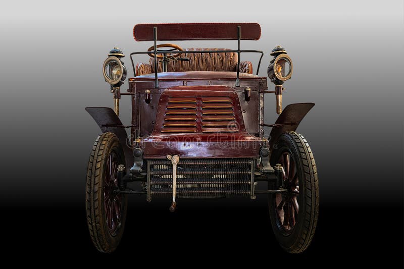 Beautiful Convertible Oldtimer Car from 1901 in Brown Color Stock Photo ...