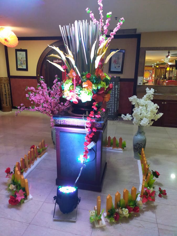 Flower Extension with Spotlight Stock Image - Image of extension ...