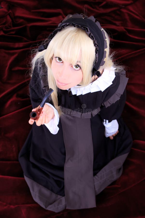 Beautiful Cosplay Young Woman in a Costume. Stock Photo - Image of ...