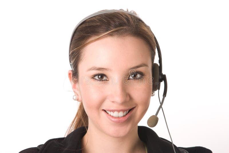 Beautiful costumer service stock photo. Image of happy - 10002062