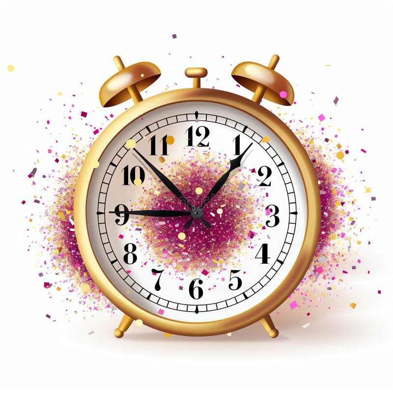 Beautiful Countdown Clock with Changing Digits Watercolor for ...