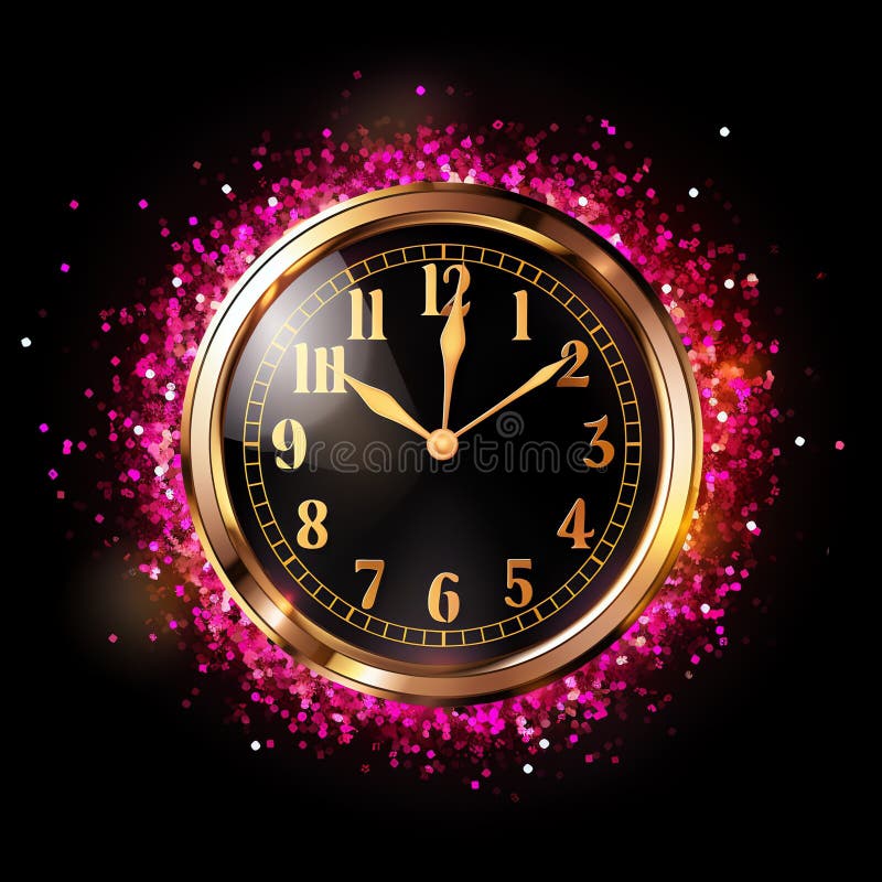 Beautiful Countdown Clock with Changing Digits Watercolor for ...