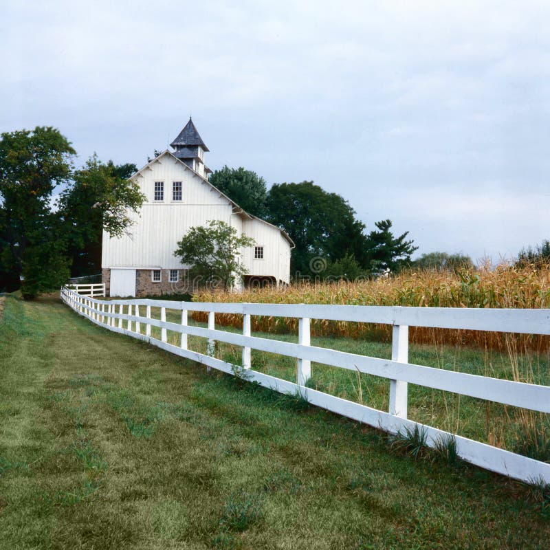 Beautiful country barn stock image. Image of cupola, rural - 26533285