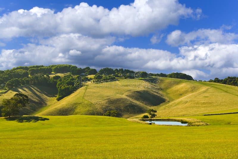 Beautiful Country Landscape Stock Image - Image of rural, beautiful ...